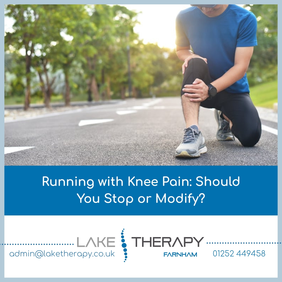 Running with Knee Pain: When to Stop and When to Modify | Lake Therapy